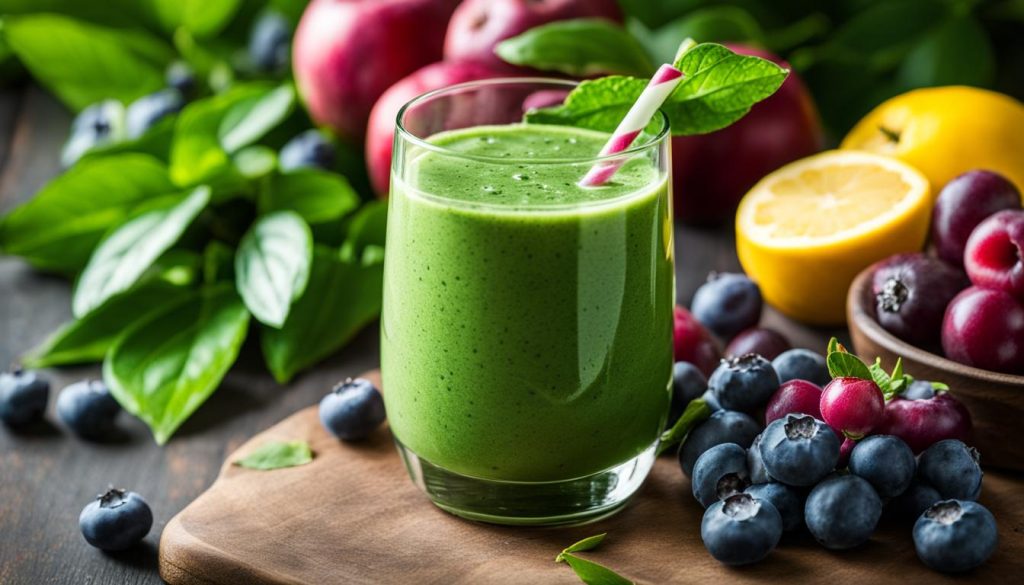 Experience the Blueberry Burst Green Smoothie Power Today!