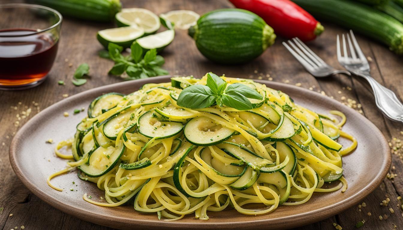 Enjoy Vibrant Lemon Pepper Zucchini Ribbons at Home